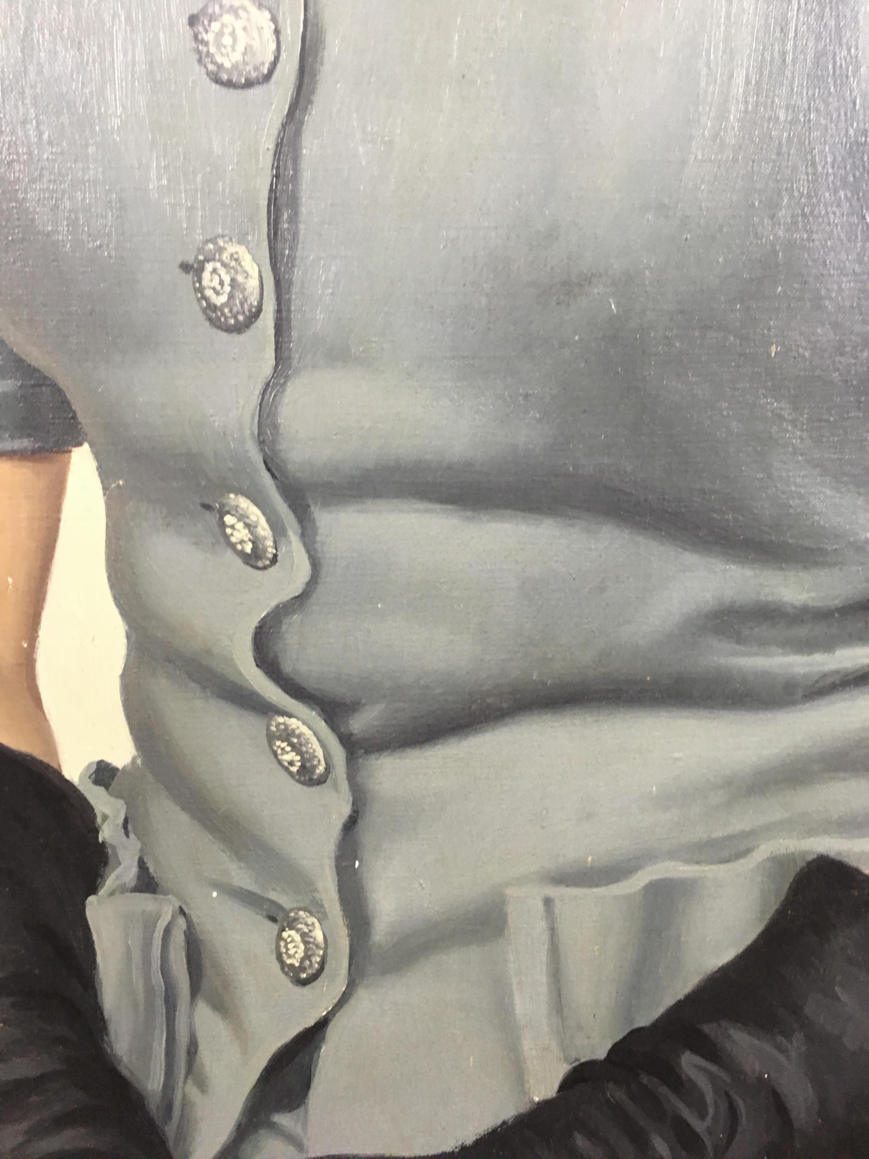 John Whitlock Codner - The New Hat - 1940s British Portrait of a Lady ...