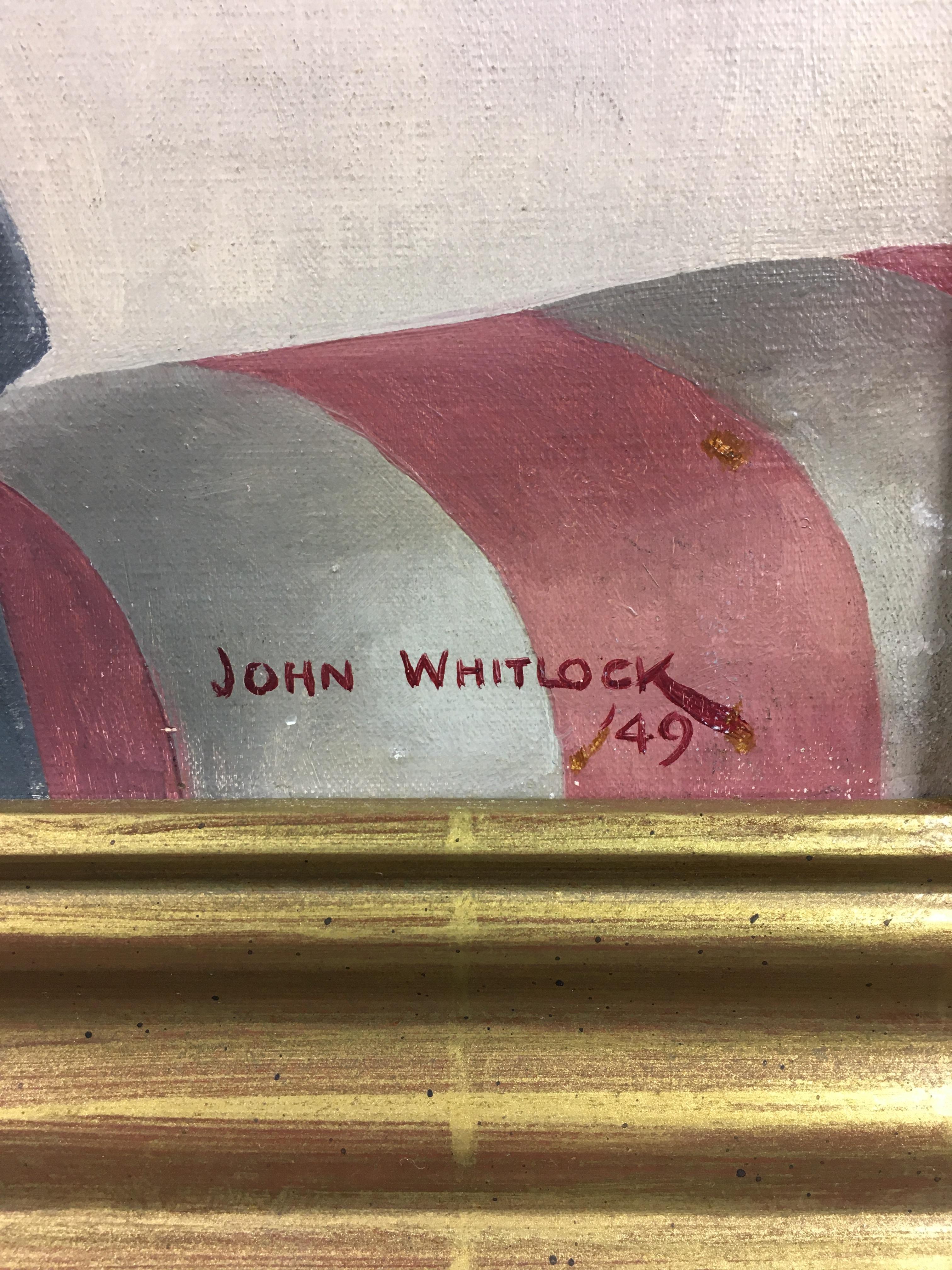 John Whitlock Codner - The New Hat - 1940s British Portrait of a Lady ...