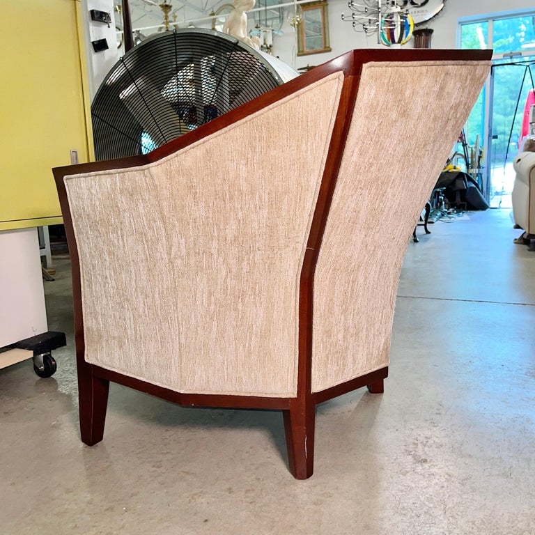 John Widdicomb Club Chair after Chareau at 1stDibs | john widdicomb ...