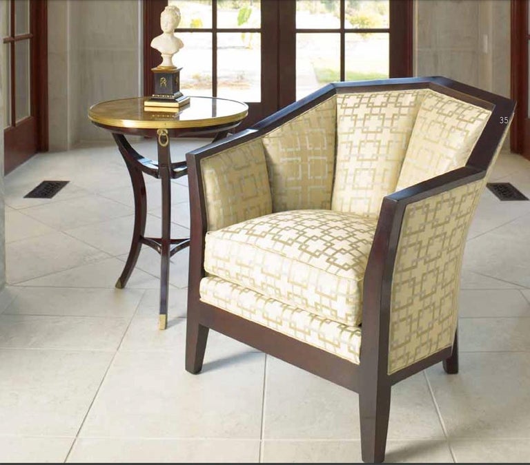 John Widdicomb Club Chair after Chareau at 1stDibs | john widdicomb ...