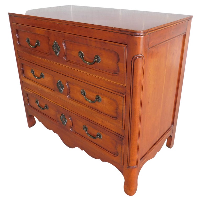 John Widdicomb French Country Style 3 Drawer Commode For Sale at 1stDibs