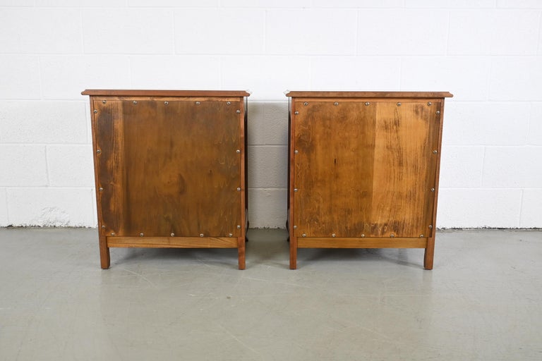 John Widdicomb French Provincial Cherry Nightstands, a Pair at 1stDibs