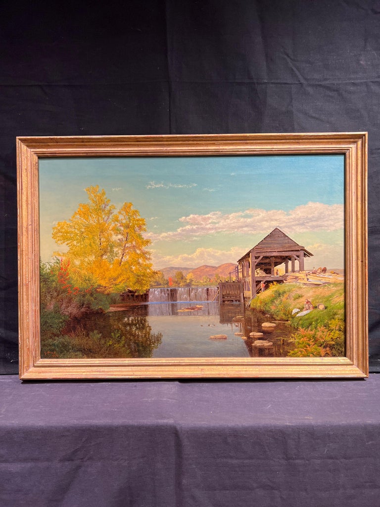 John William Hill - Catskill Sawmill For Sale at 1stDibs