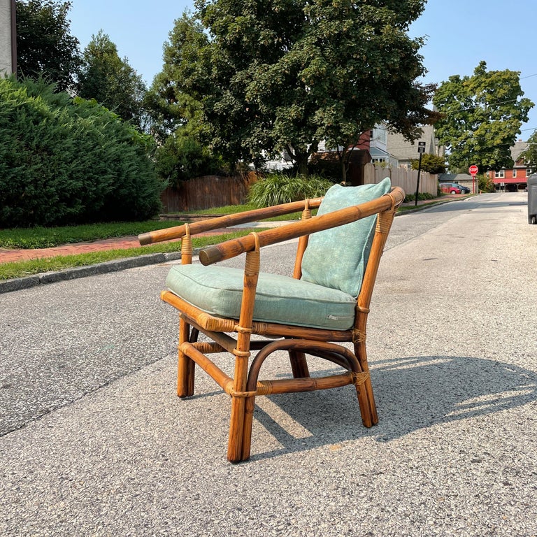 John Wisner Far Horizons Ficks Reed Club Chair For Sale at 1stDibs