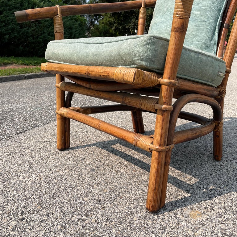 John Wisner Far Horizons Ficks Reed Club Chair For Sale at 1stDibs