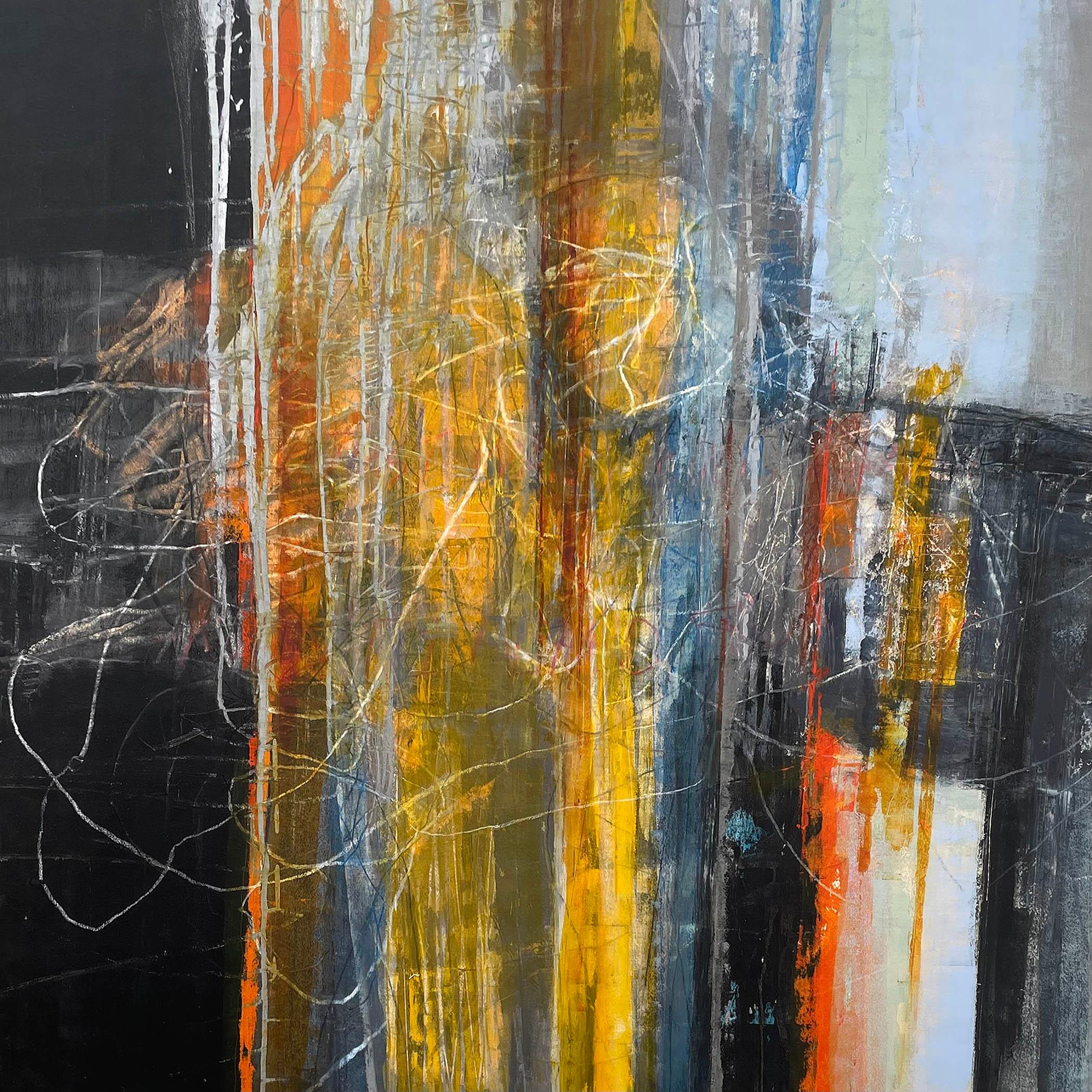 John Wood - Flashes of Insight / mixed media oil painting For Sale at ...