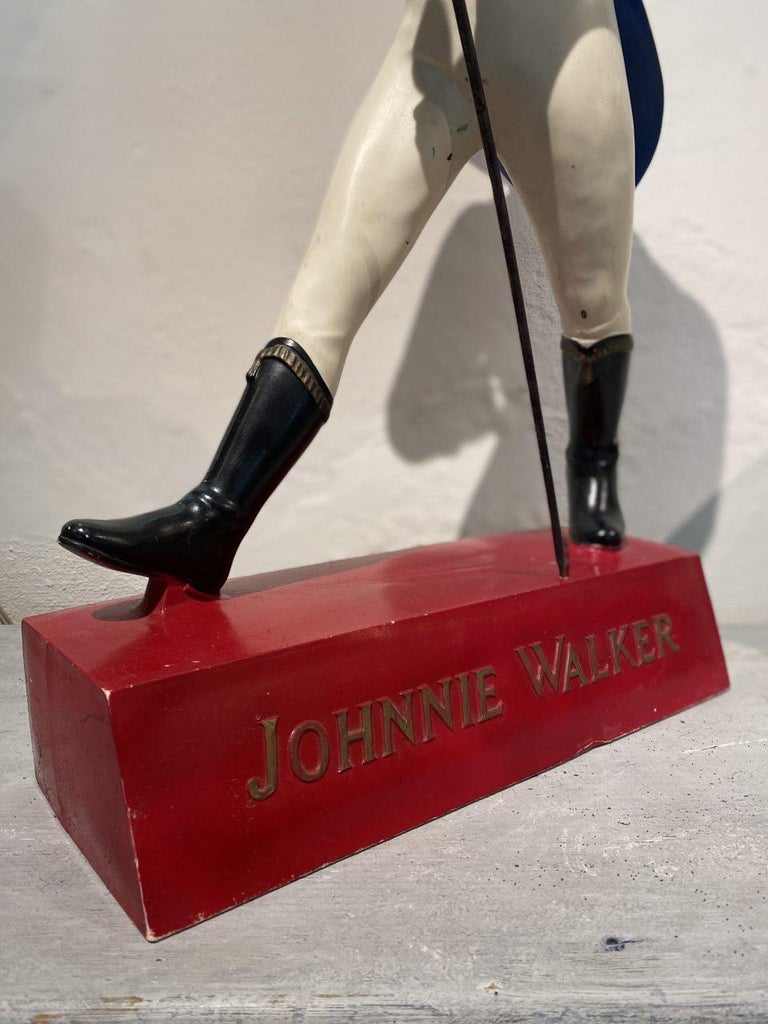 Johnnie Walker Striding Man, King Size - circa 1950 For Sale at 1stDibs