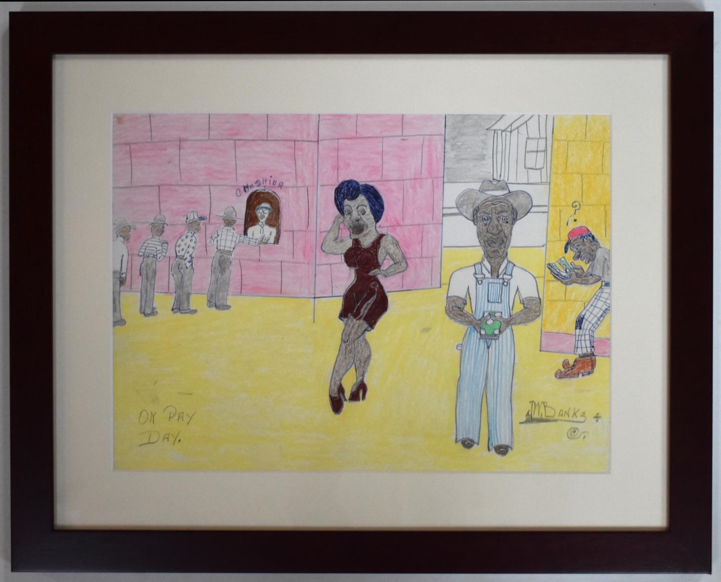 Barbara Kroll - Portrait of a woman, Mixed Media on Paper at 1stDibs ...