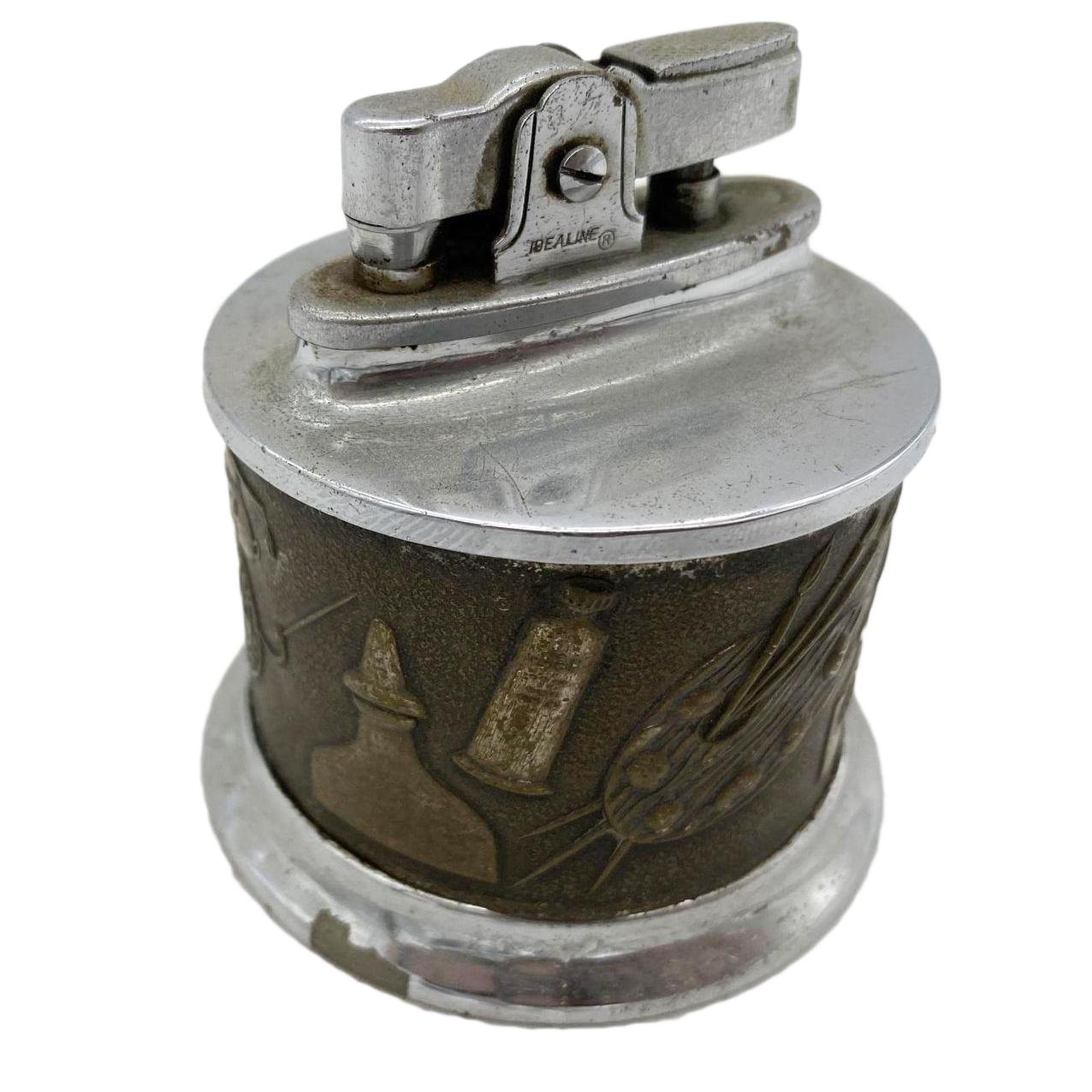 Johnny DC Comics Superman Chrome and Brass Table Lighter For Sale at ...