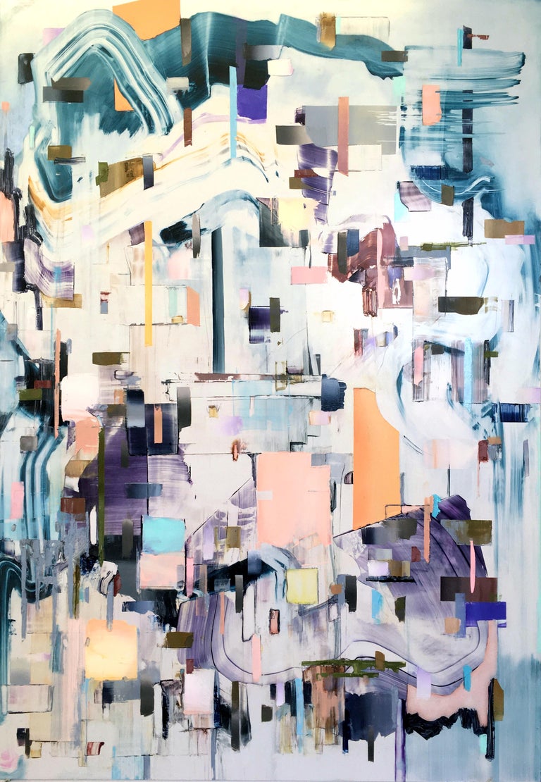 Johnny Taylor - Inward Gaze - Contemporary Abstract Oil Painting on ...