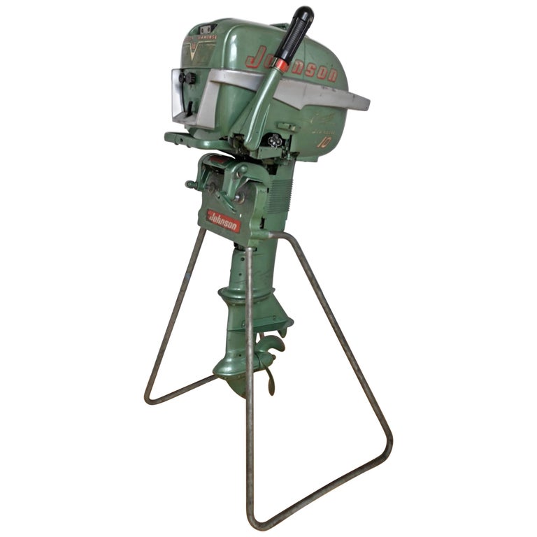 Johnson Outboard Engine, 1950s at 1stDibs