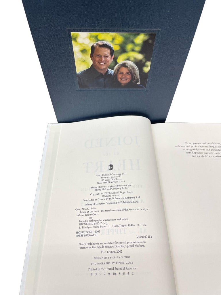 Joined at the Heart, Signed by Al and Tipper Gore, First Edition, 2002 ...