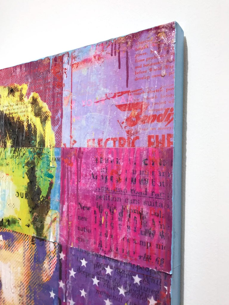 Jon Davenport - "American Rebel" Mixed Media James Dean Collage ...