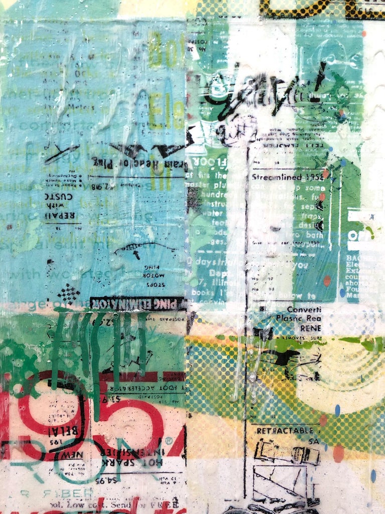 Jon Davenport - "In The Deep End" Mixed Media Figurative Collage ...