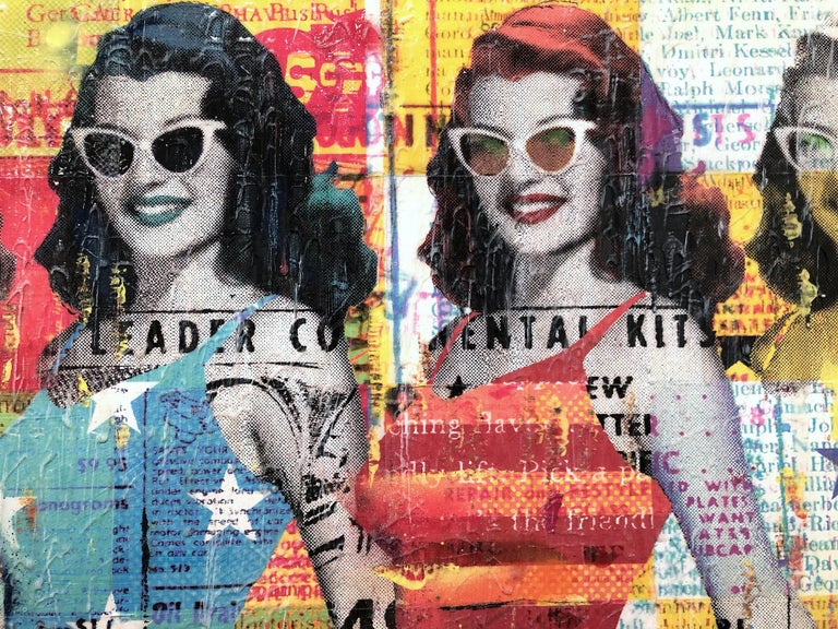 Jon Davenport - "Picture Perfect" Mixed Media Figurative Collage ...