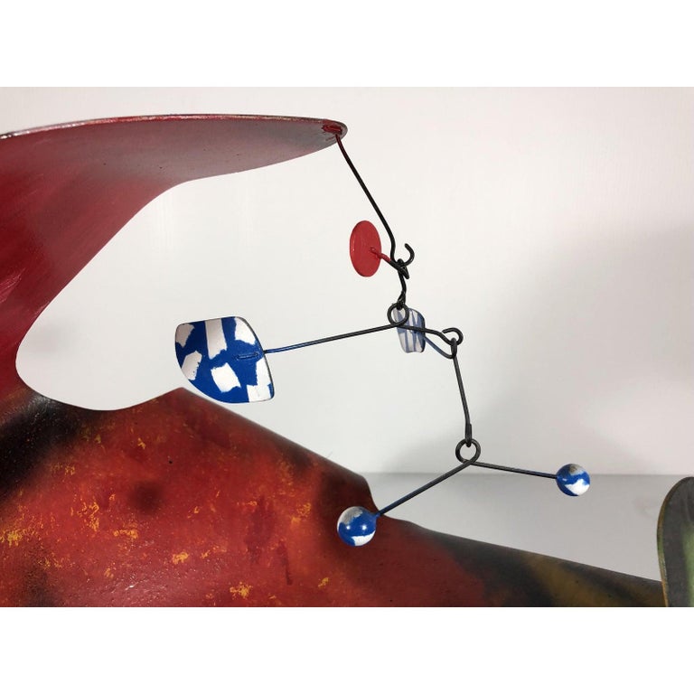 Jon Krawczyk Abstract Mobile Desk Sculpture, 1995 For Sale at 1stDibs