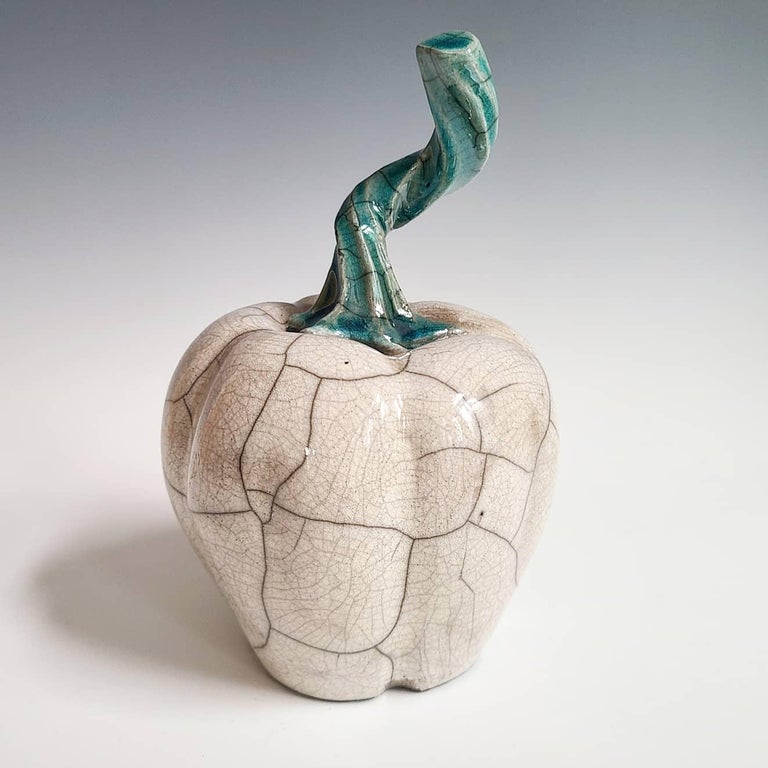 Jon Puzzuoli - "Raku Pumpkin", Sculpture en céramique - Escarpins En ...