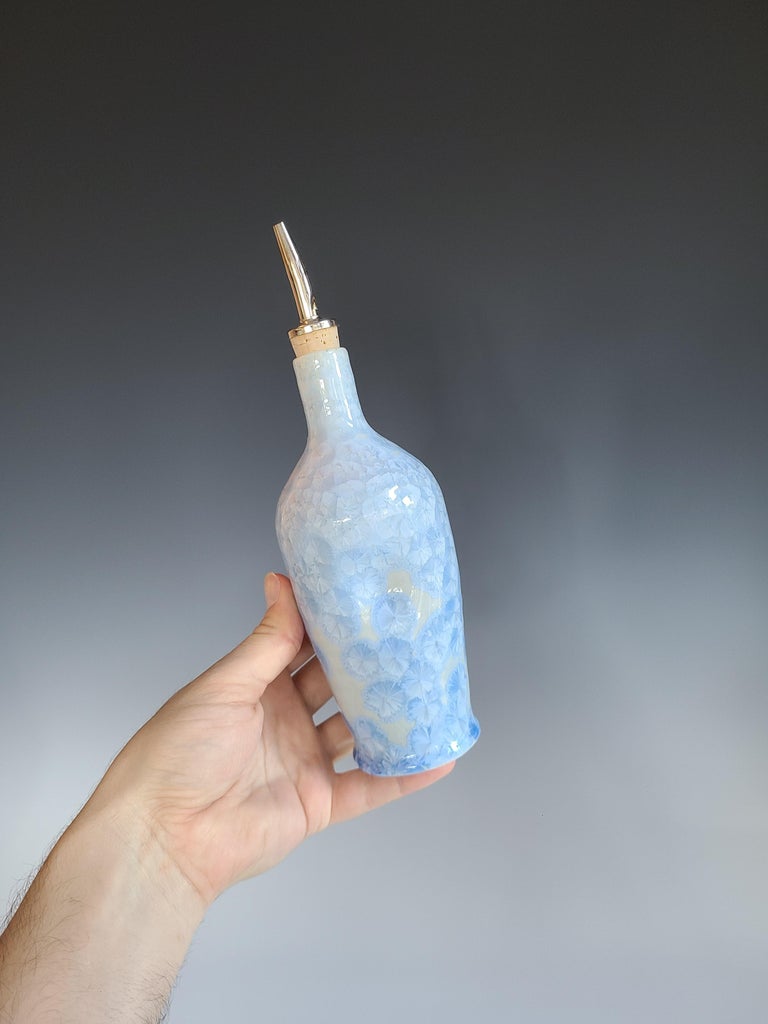 Jon Puzzuoli - "Oil Pourer (Sky Blue)," Abstract Porcelain Oil Pourer ...