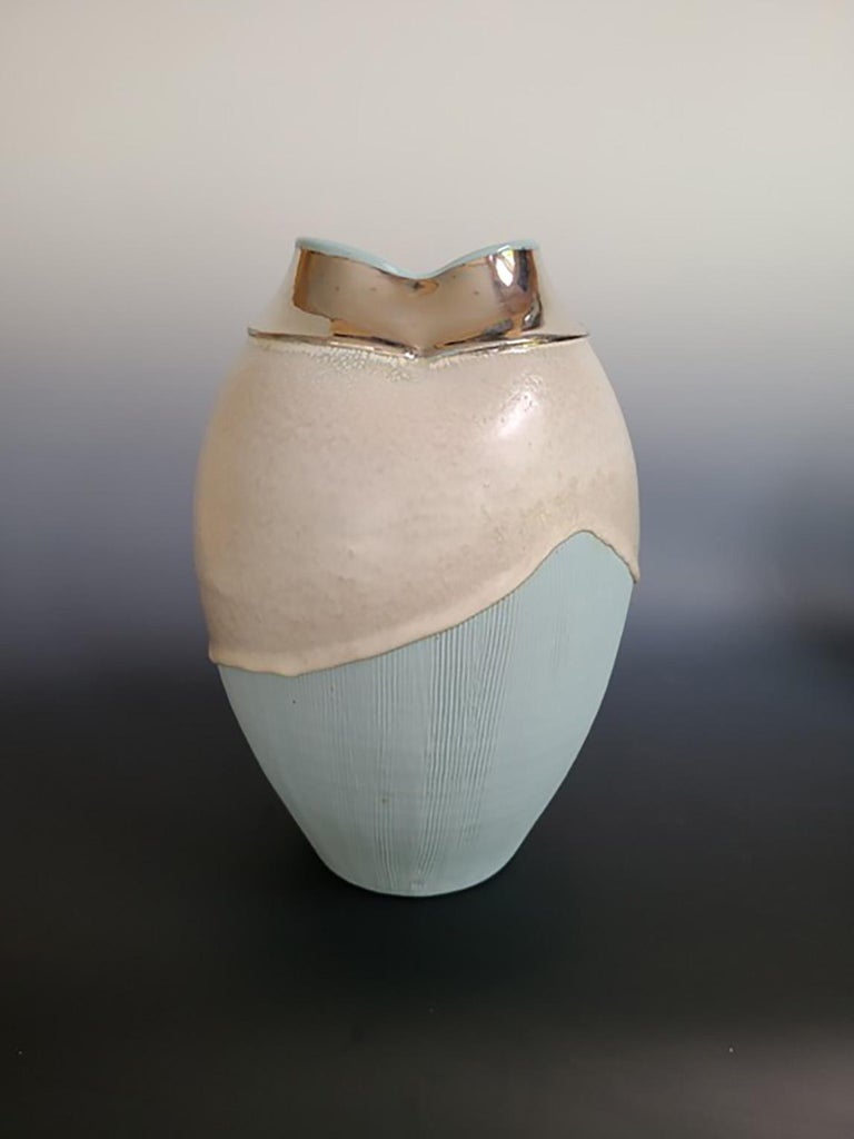 Jon Puzzuoli - "Queen Astrid, " Abstract Ceramic Vessel For Sale at 1stDibs