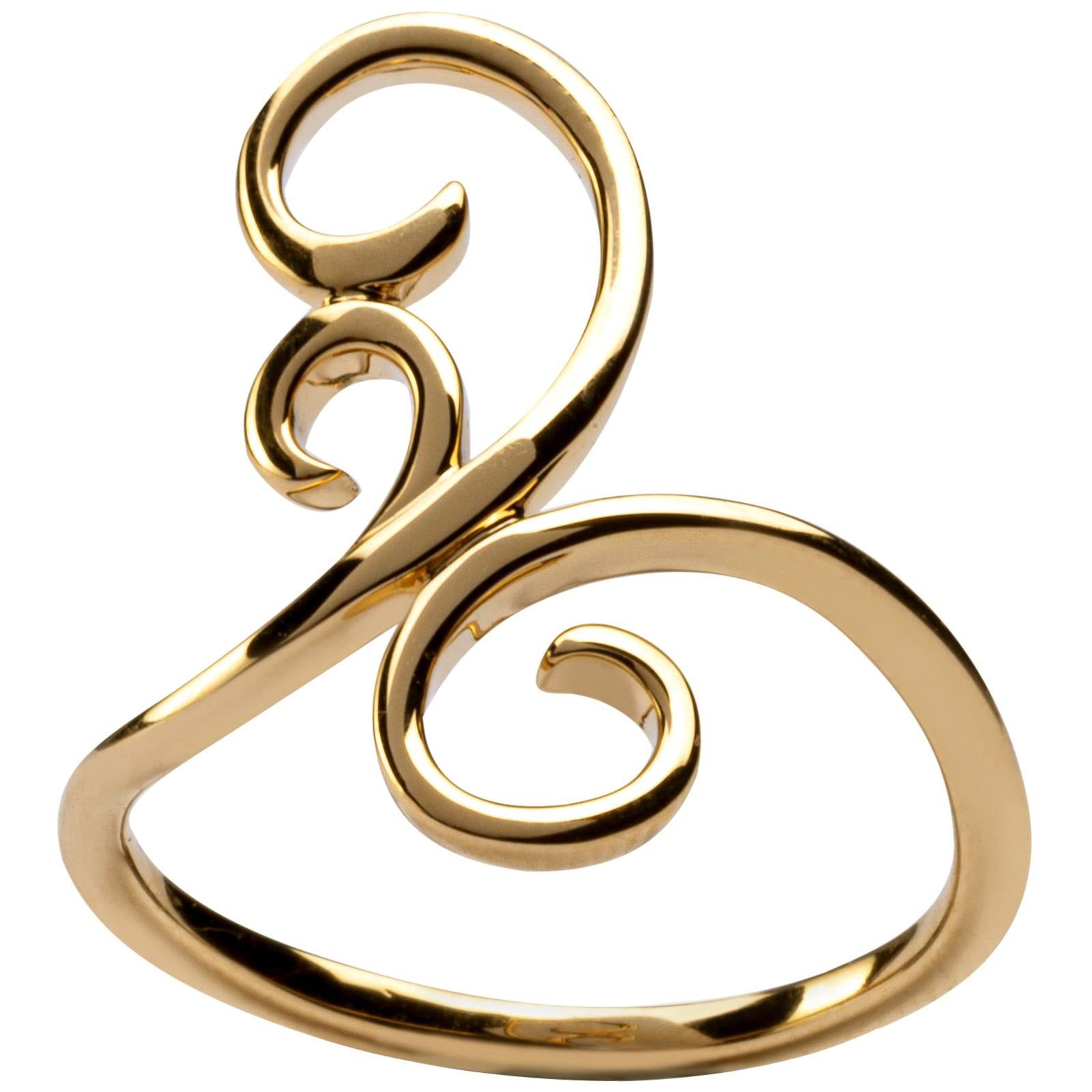 Alex Jona Kunzite Diamond 18 Karat Yellow Gold Ring For Sale at 1stDibs