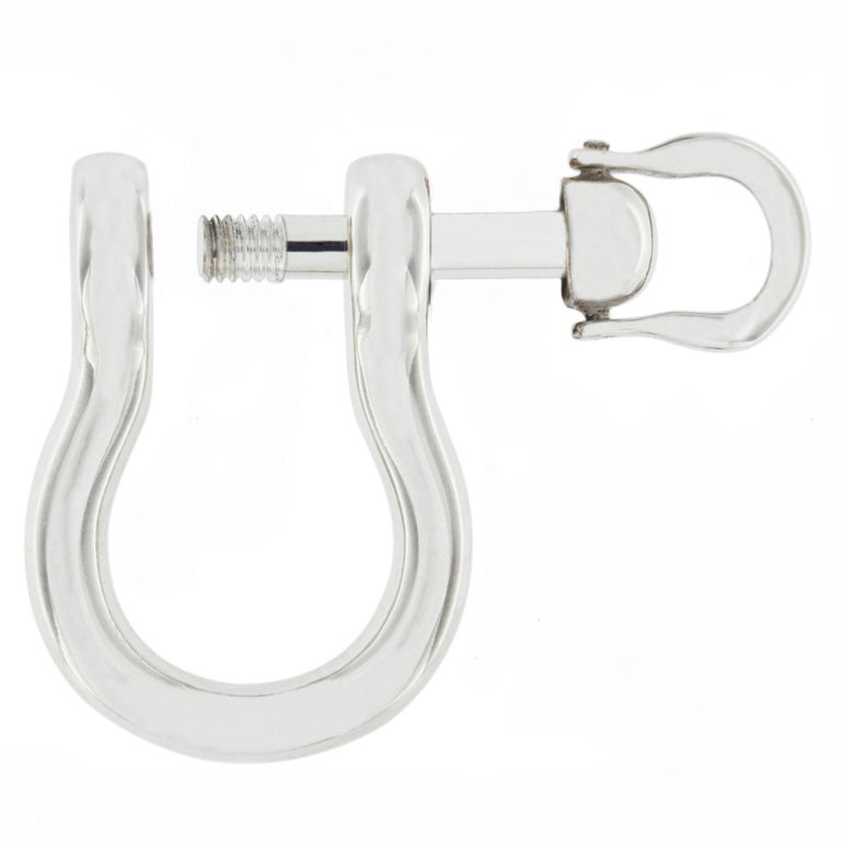 Jona Shackle Sterling Silver Key Holder at 1stDibs | silver key hook