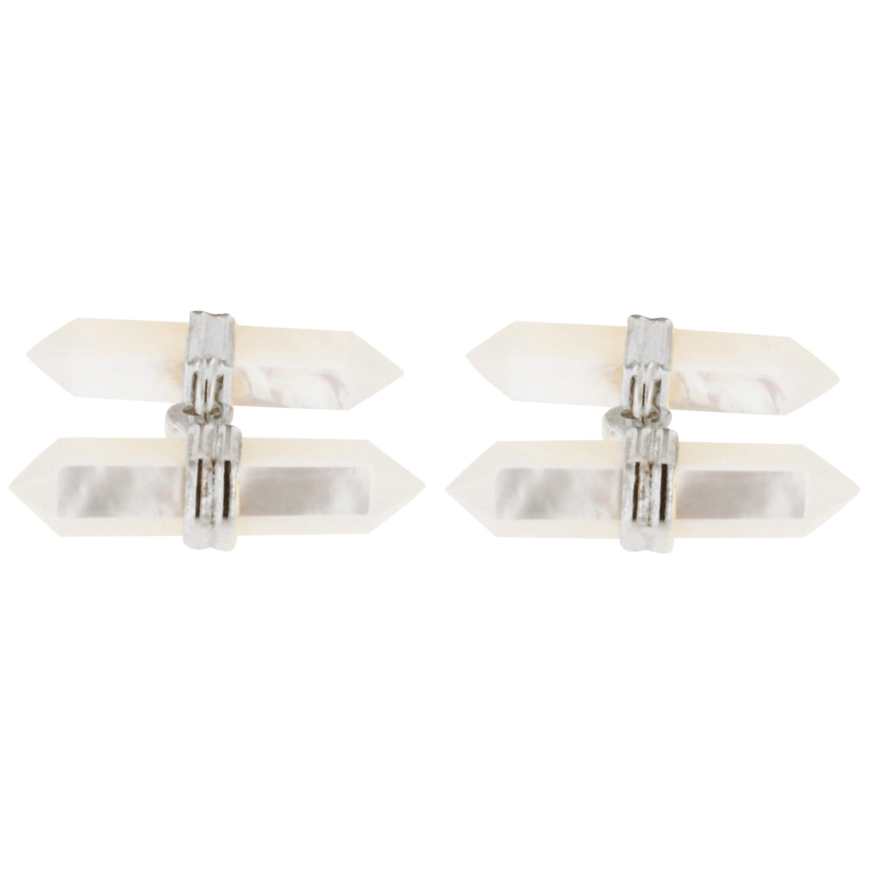 Alex Jona Jasper Prism Bar Cufflinks For Sale at 1stDibs