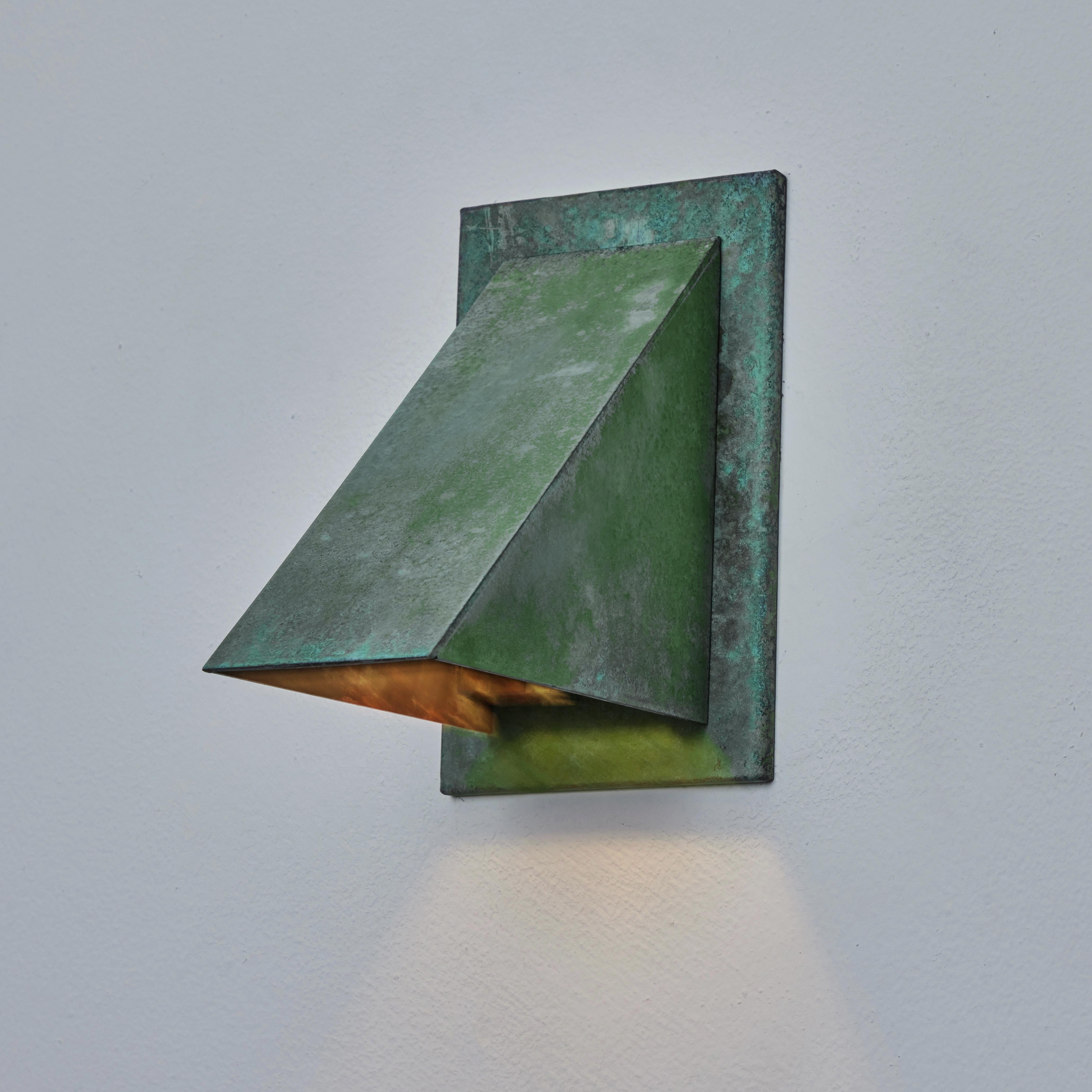 Jonas Bohlin 'Oxid' Verdigris Patinated Outdoor Wall Light for Örsjö ...