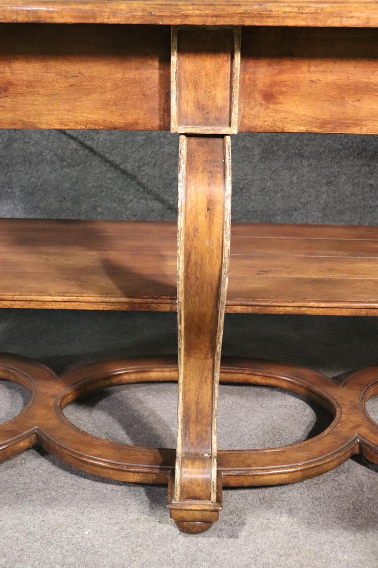 Jonathan Charles French Country Style Oversized Console Table Sideboard ...