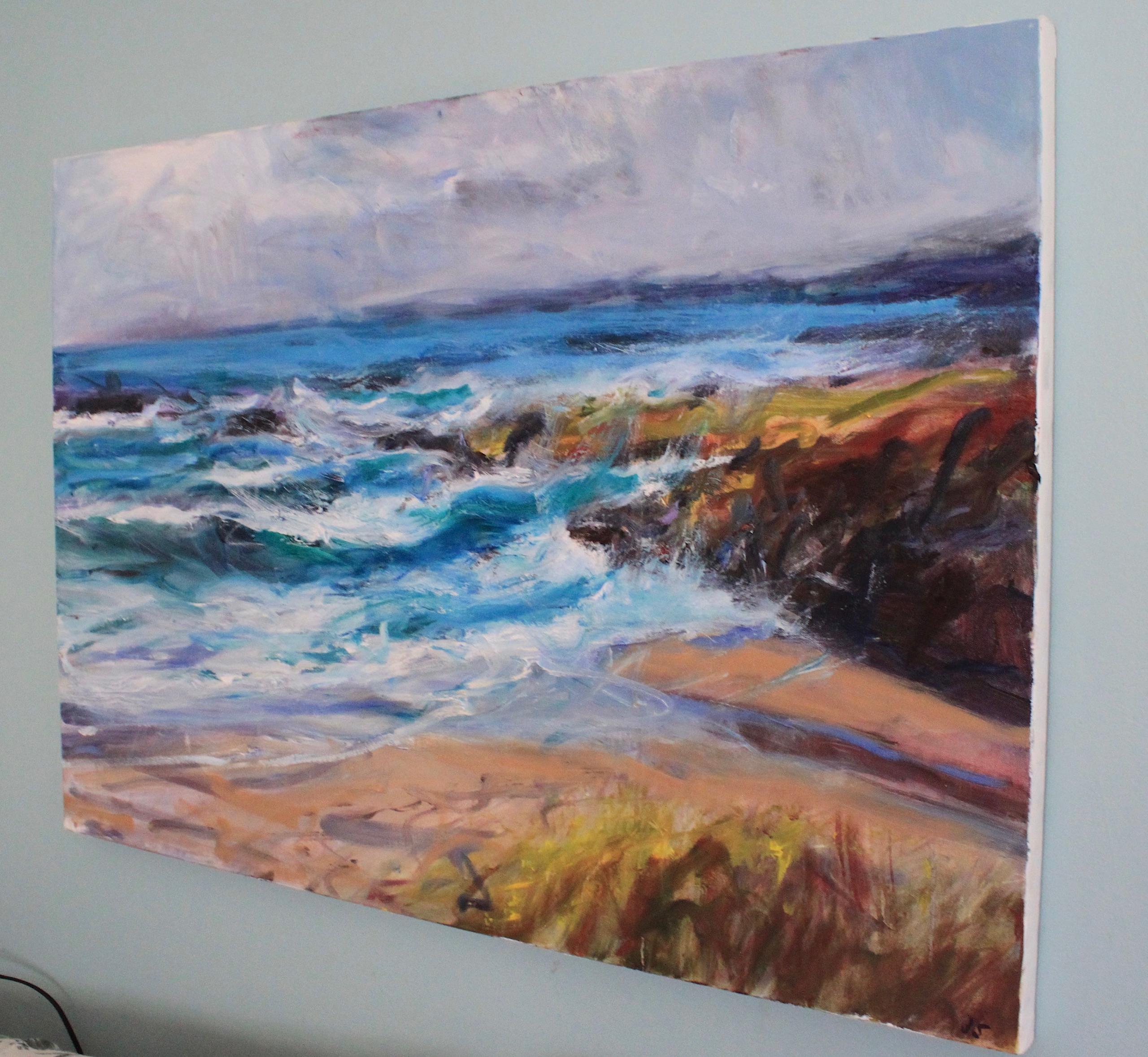 Jonathan Shearer - Wild West Coast by Jonathan Shearer - Seascape oil ...