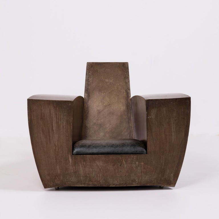 Jonathan Singleton Industrial Steel Easy Number One Armchairs by, Set ...