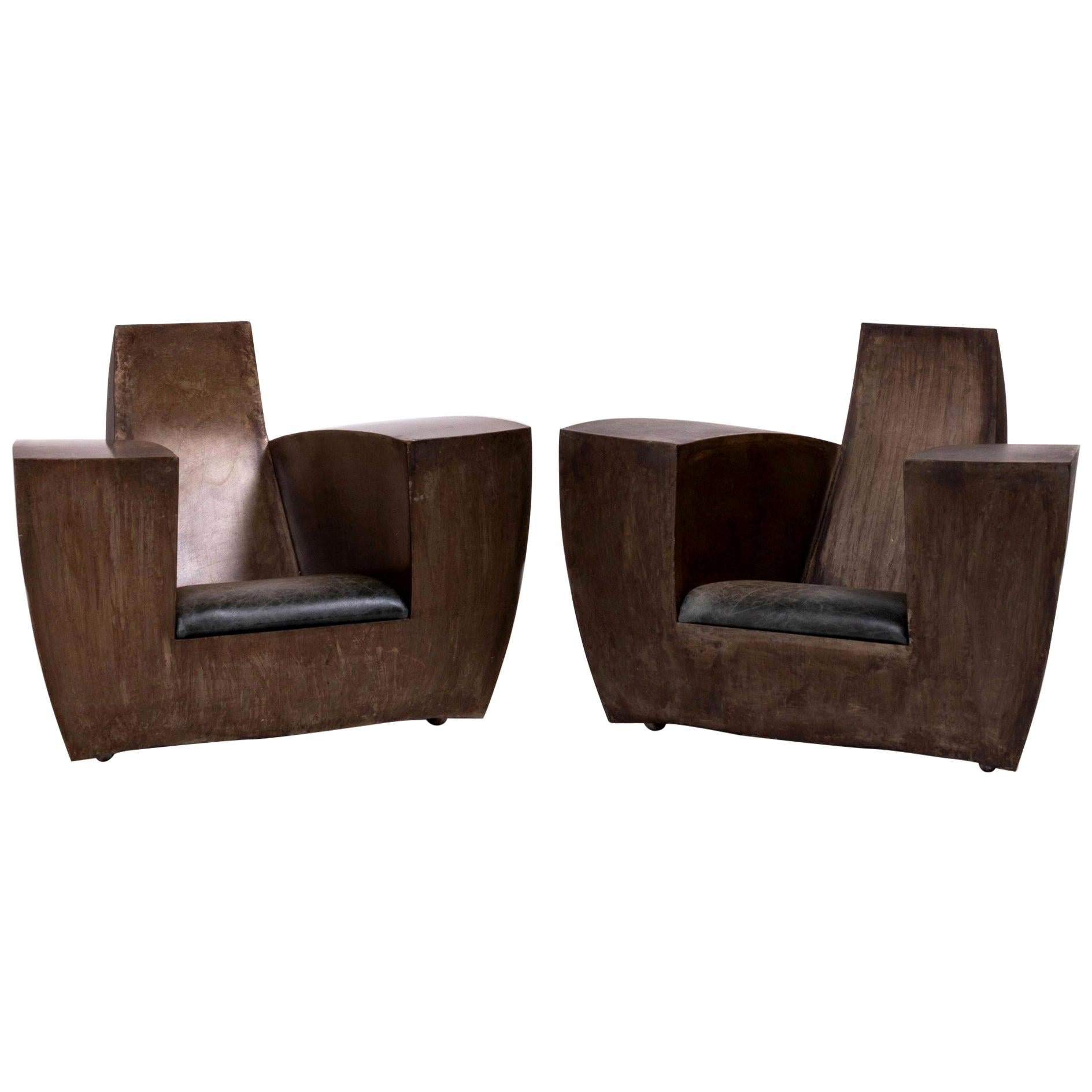 Jonathan Singleton Steel Easy Number One Armchairs by, Set of 2 For ...