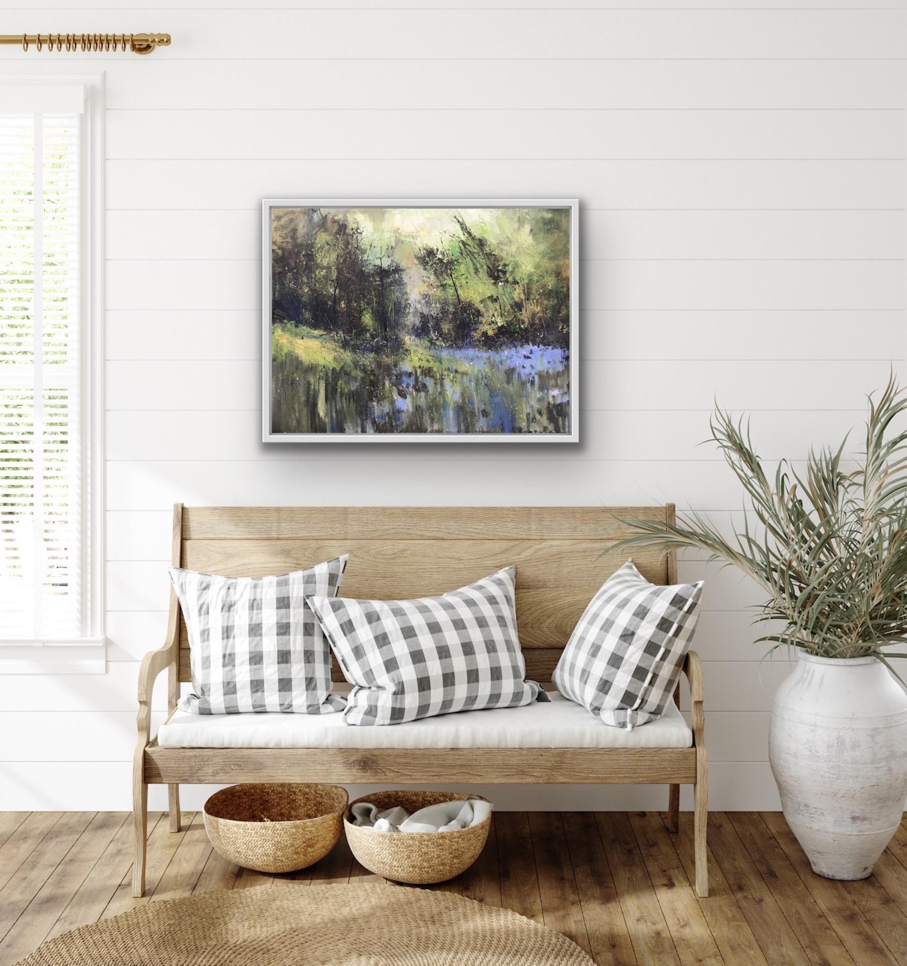 Jonathan Trim - Jonathan Trim, Woodland Clearing, Original Landscape ...