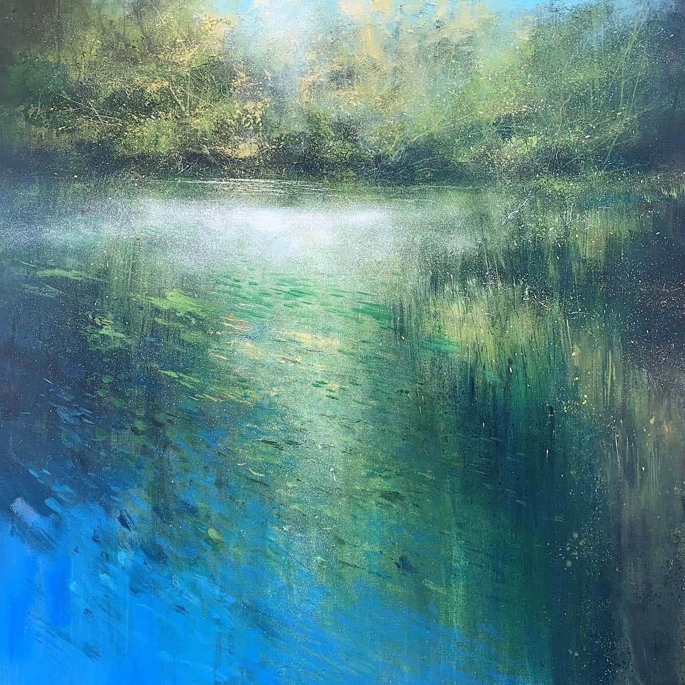 Jonathan Trim - River Light-original impressionism landscape painting ...