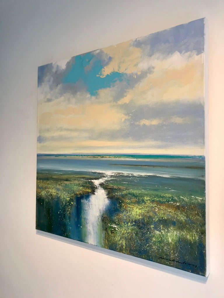 Jonathan Trim - The Tide Creeps in - abstract natural seascape ...