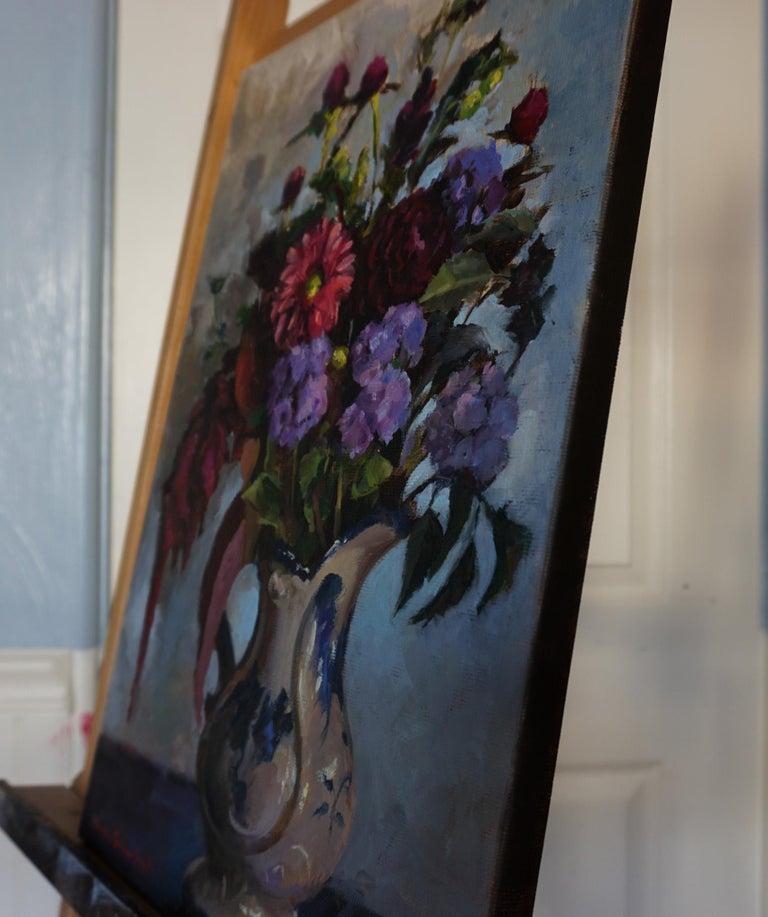 Jonelle Summerfield - Summer Bouquet, Oil Painting For Sale at 1stDibs