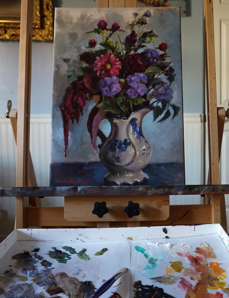 Jonelle Summerfield - Summer Bouquet, Oil Painting For Sale at 1stDibs