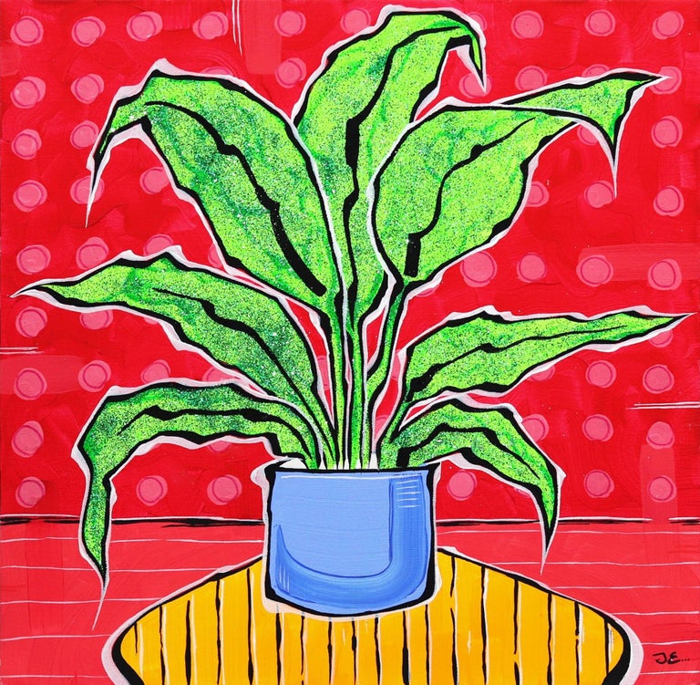 Jonjo Elliott - Glow - Colorful Original Still Life Painting on Canvas ...