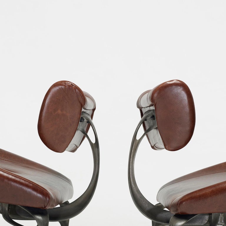 Victory Lounge Chair, Leather + Patinated Cast Aluminum, Jordan Mozer ...