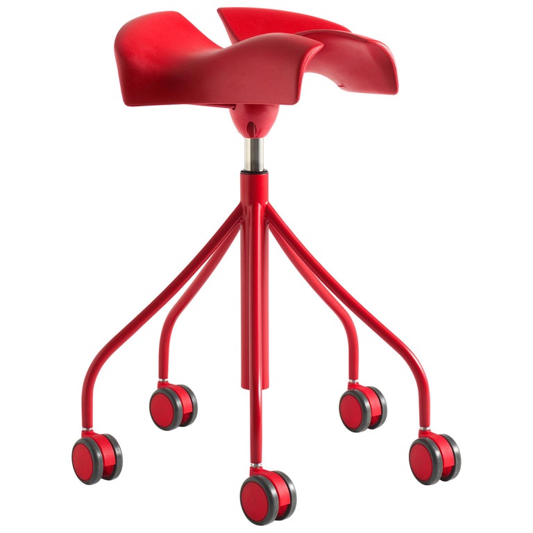 Jordi Badia, Otto Canalda, Red Binaria Stool by BD Barcelona For Sale ...