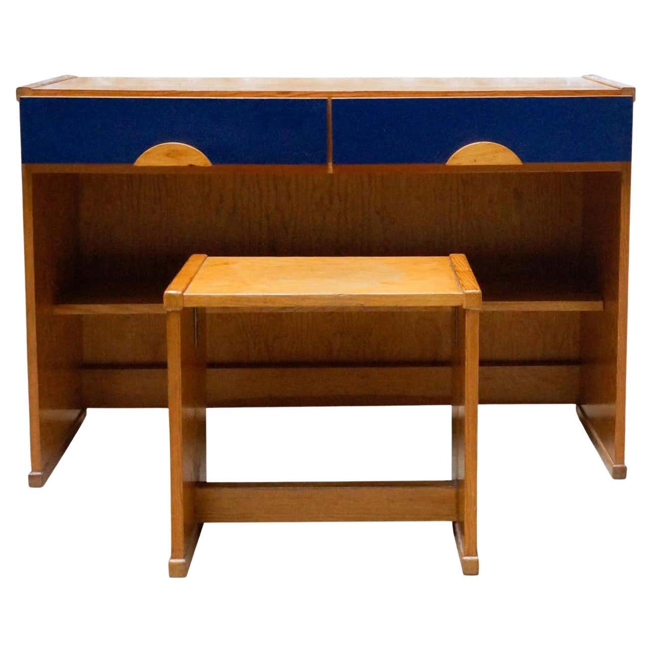Henredon "Scene Two" Desk and Chair For Sale at 1stDibs
