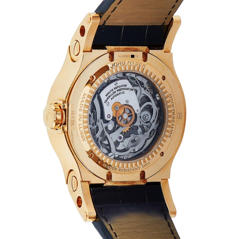 Jorg Hysek Limited Edition Minute Repeater Tourbillon Watch at 1stDibs