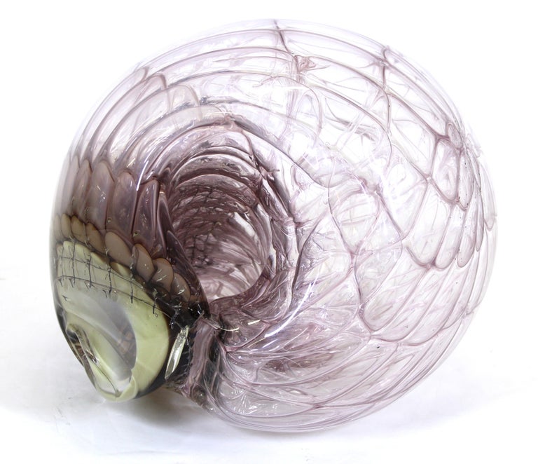 Jorg Zimmermann German Studio Art Glass Sculpture at 1stDibs