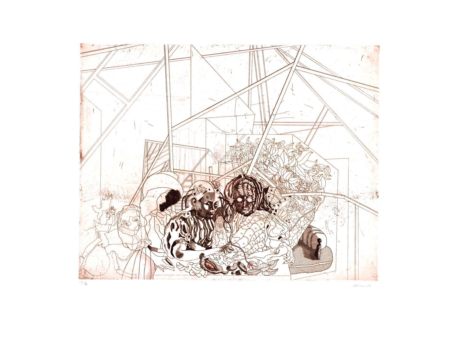 Jorge Castillo - Grabado artístico original firmado español de edición ...