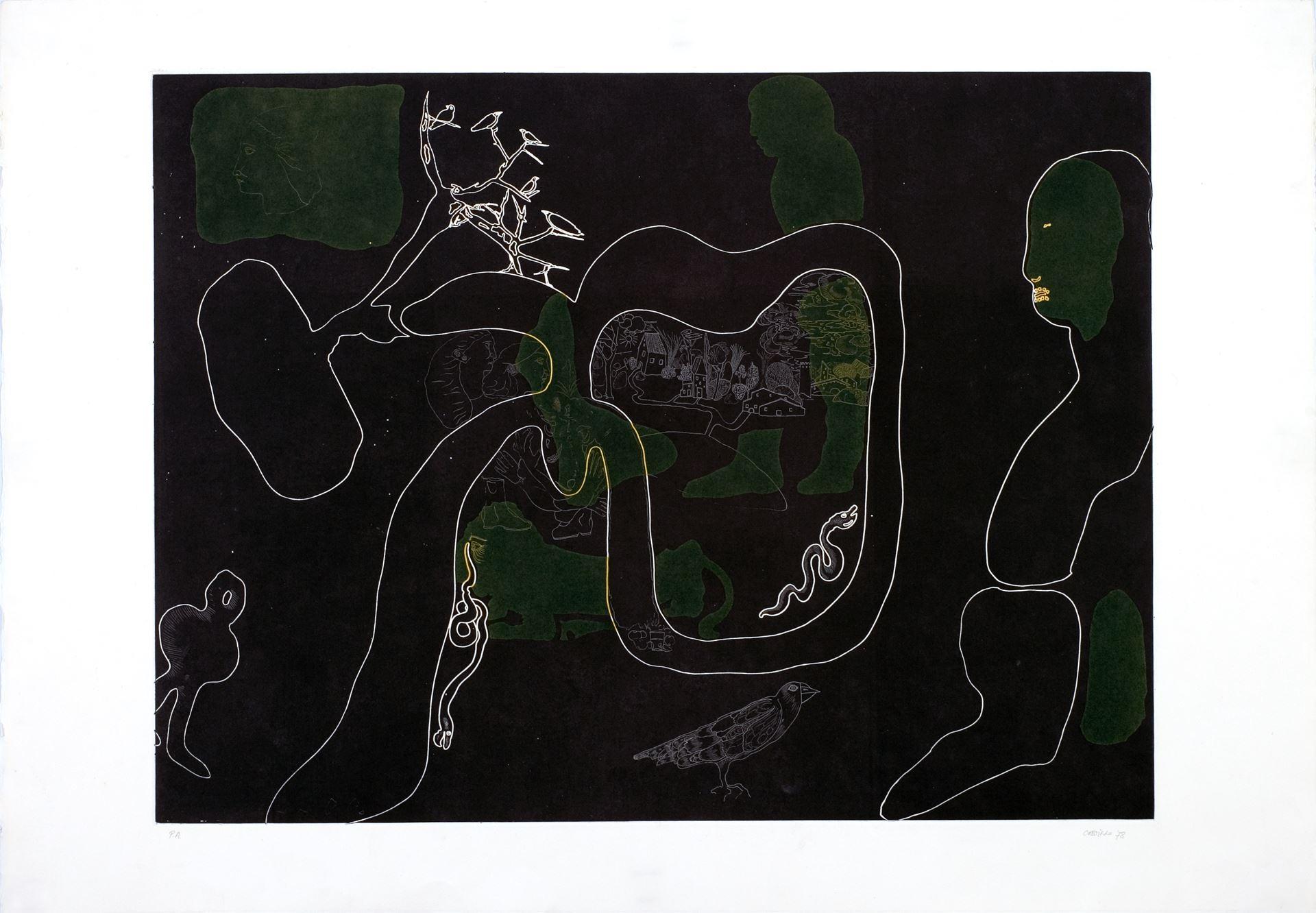 Jorge Castillo - Jorge Castillo, Spanish, engraving, 1978 n24 For Sale ...