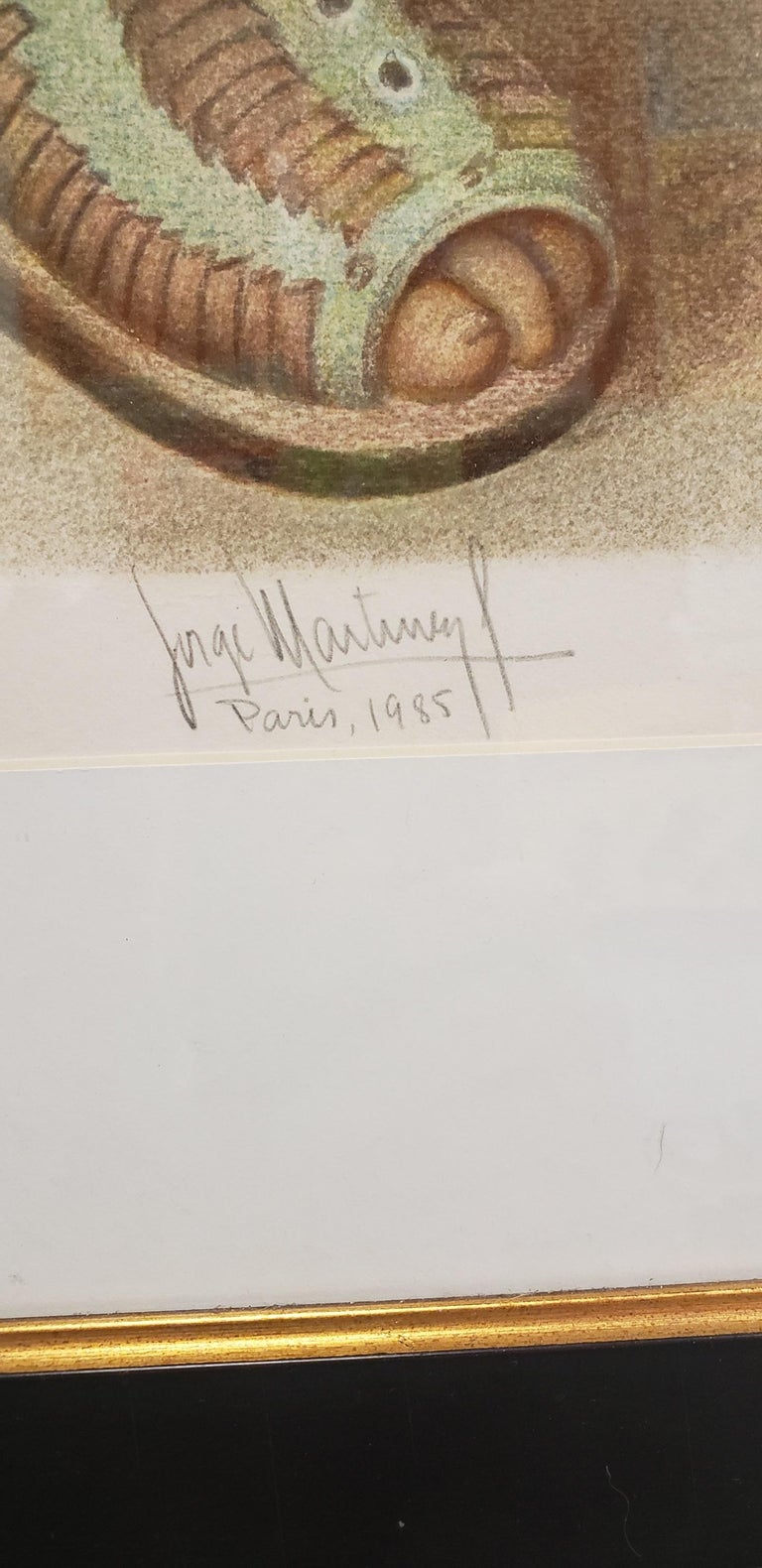 Jorge Martinez - The Boy with a Mask, Mexican Artist, Hand Finished ...