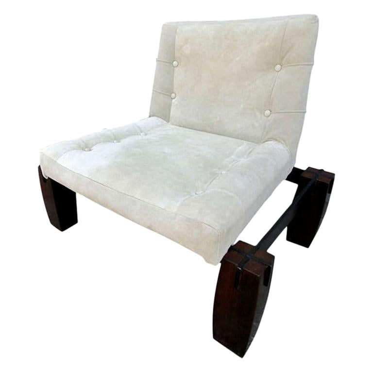 A Mid Century Skeleton Back Lounge Chair by Jorge Zalszupin at 1stDibs