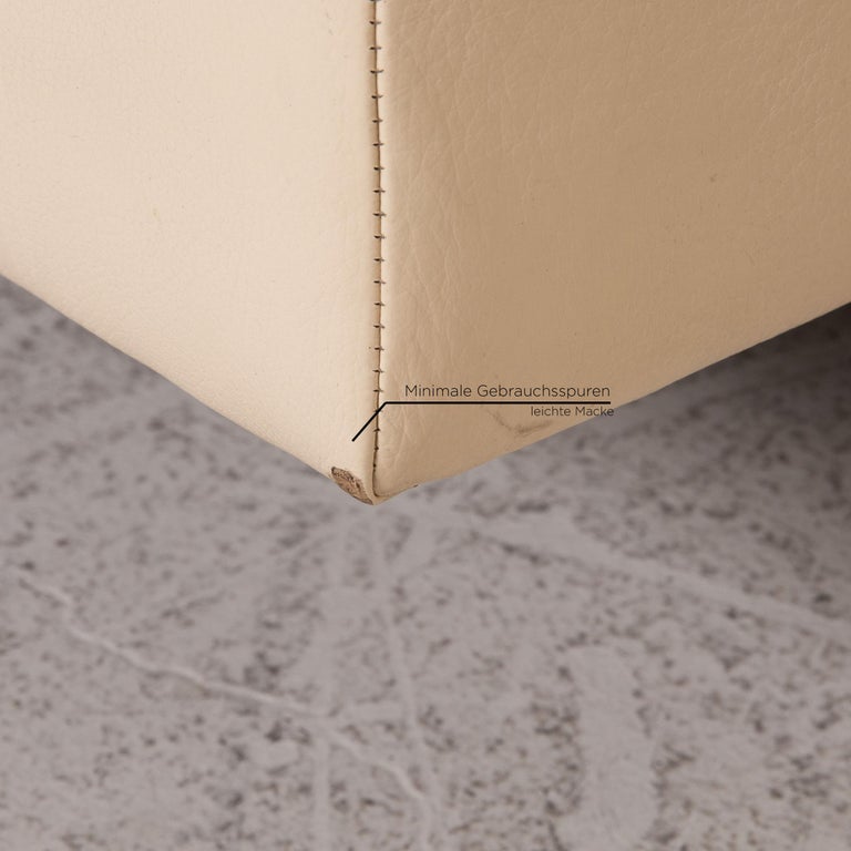 JORI Shiva Leather Sofa Set Cream Corner Sofa Stool Function For Sale ...