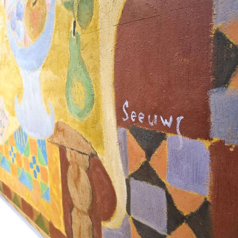 Jos Seeuws Painting, Belgium, 1970s For Sale at 1stDibs