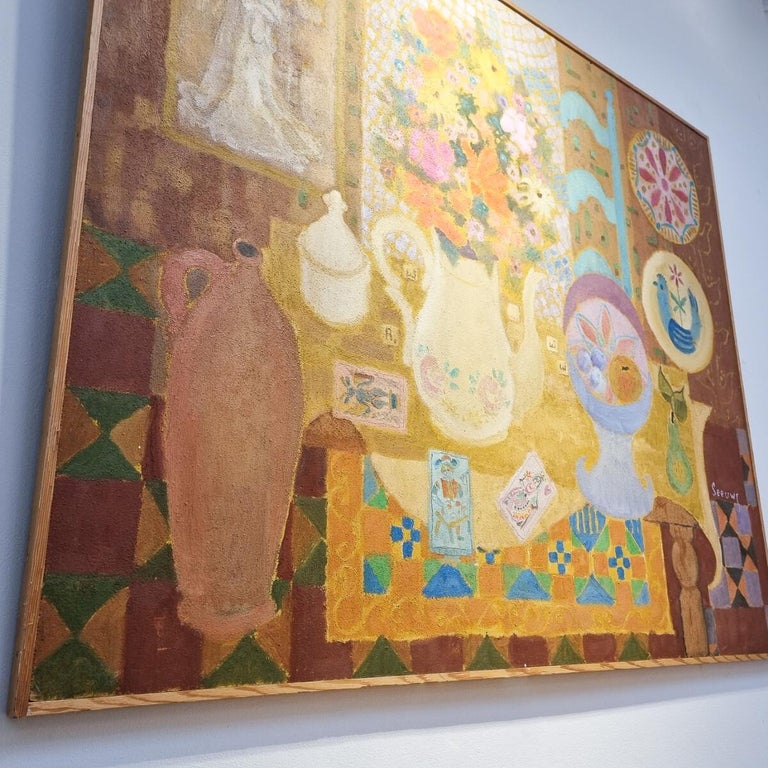 Jos Seeuws Painting, Belgium, 1970s For Sale at 1stDibs