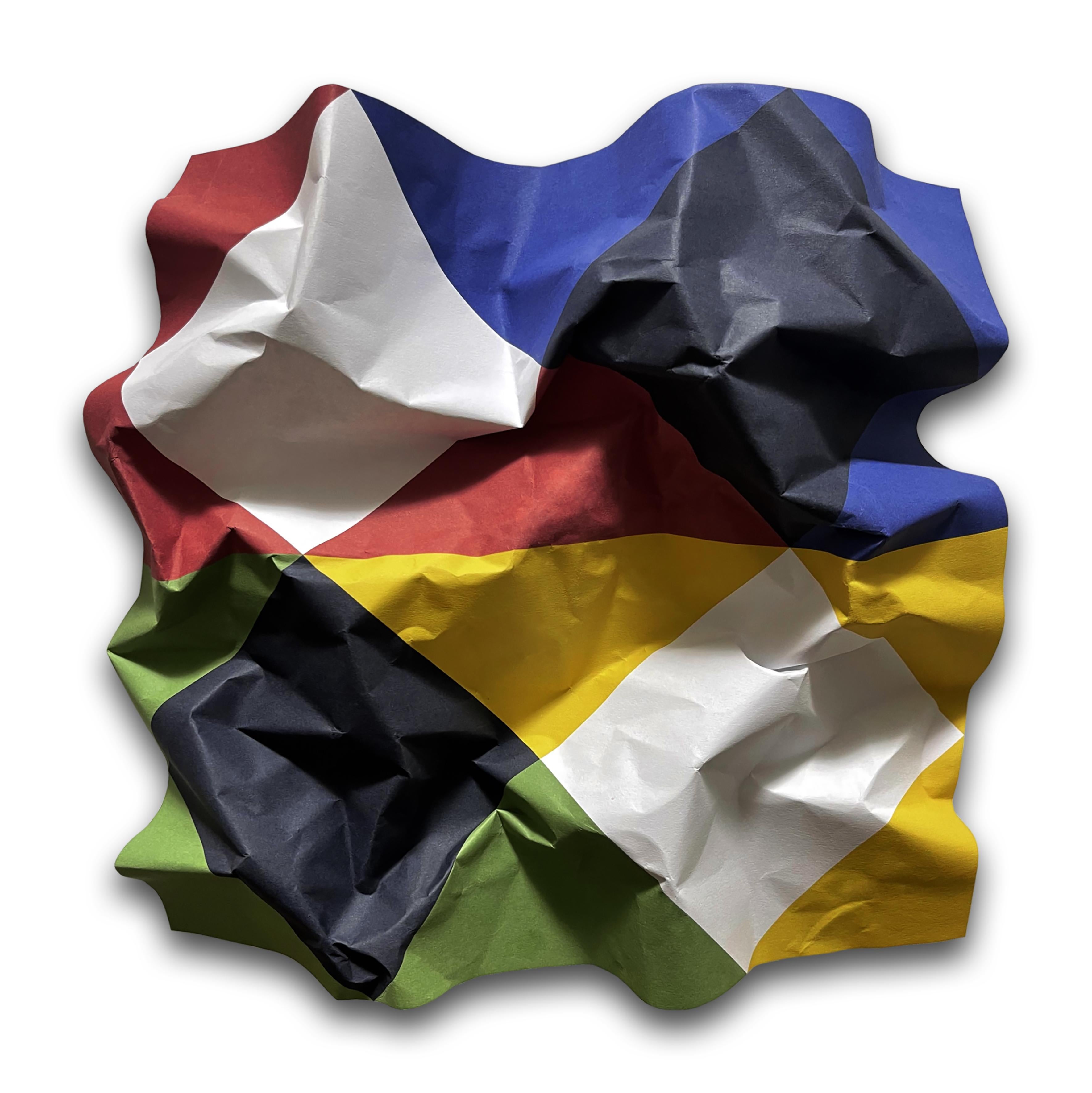 Jose Guedes - "Max Bill (4)", Painting on cut aluminium, Pop Three ...